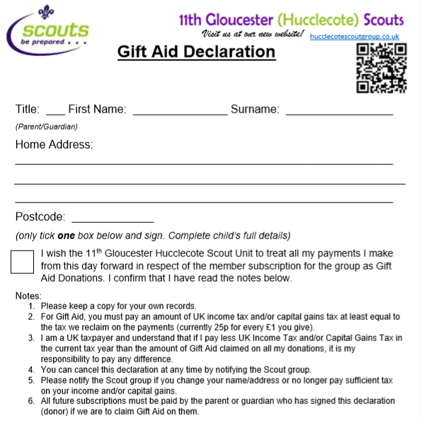 Downloads | 11th Gloucester (Hucclecote) Scout Group